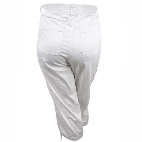 Style & Co. | Pants & Jumpsuits | Nwt Style Co White 24w Cargo Capri ...